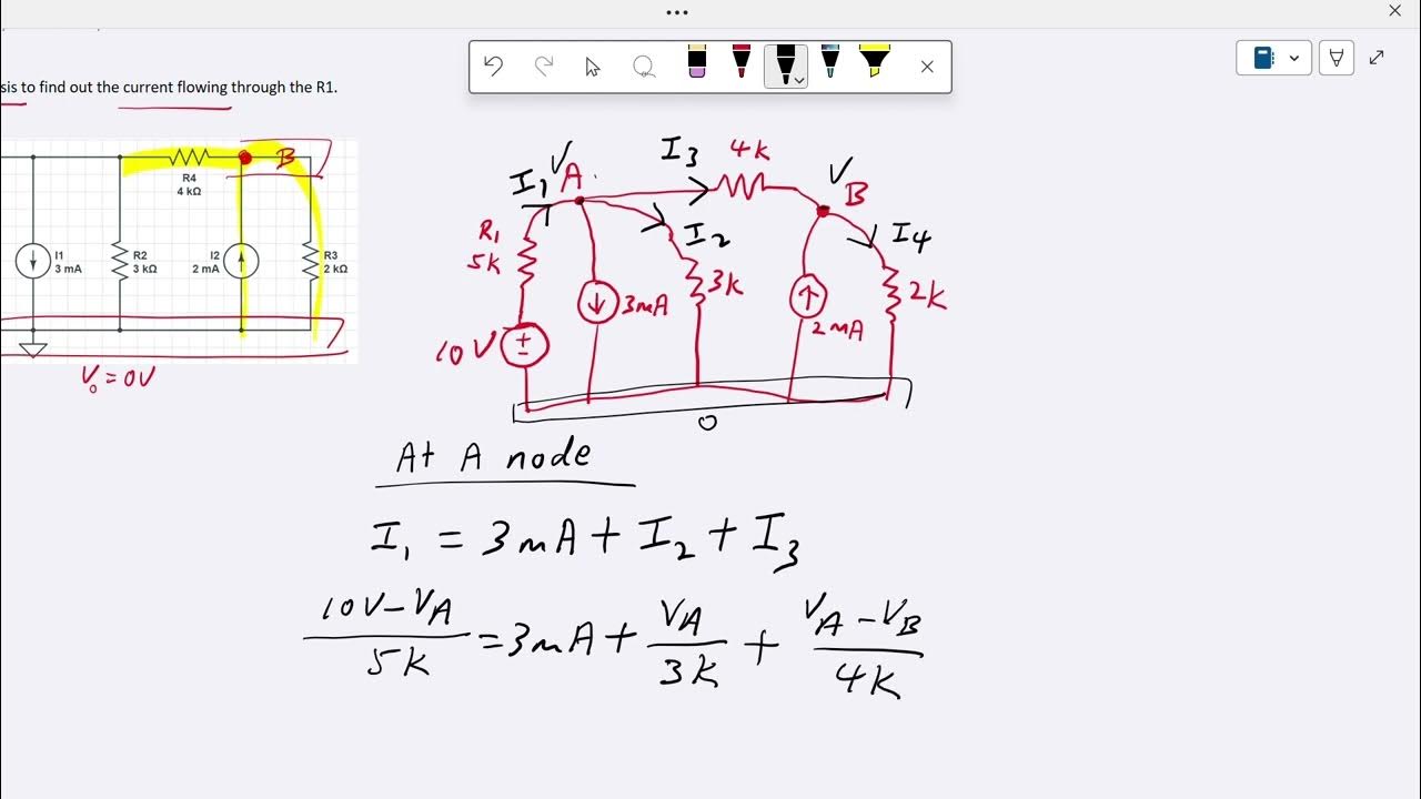 Mastering Nodal Circuit Analysis: Solving Complex Electrical Networks ...