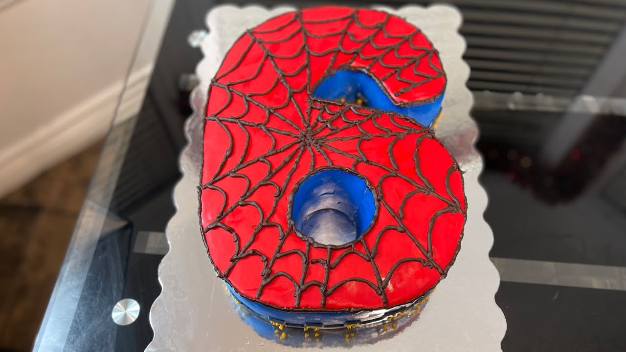 How To Make A Number Six Spiderman Cake YumNum Cakes YouTube how-to-make-a-number-six-spiderman-cake-yumnum-cakes-youtube