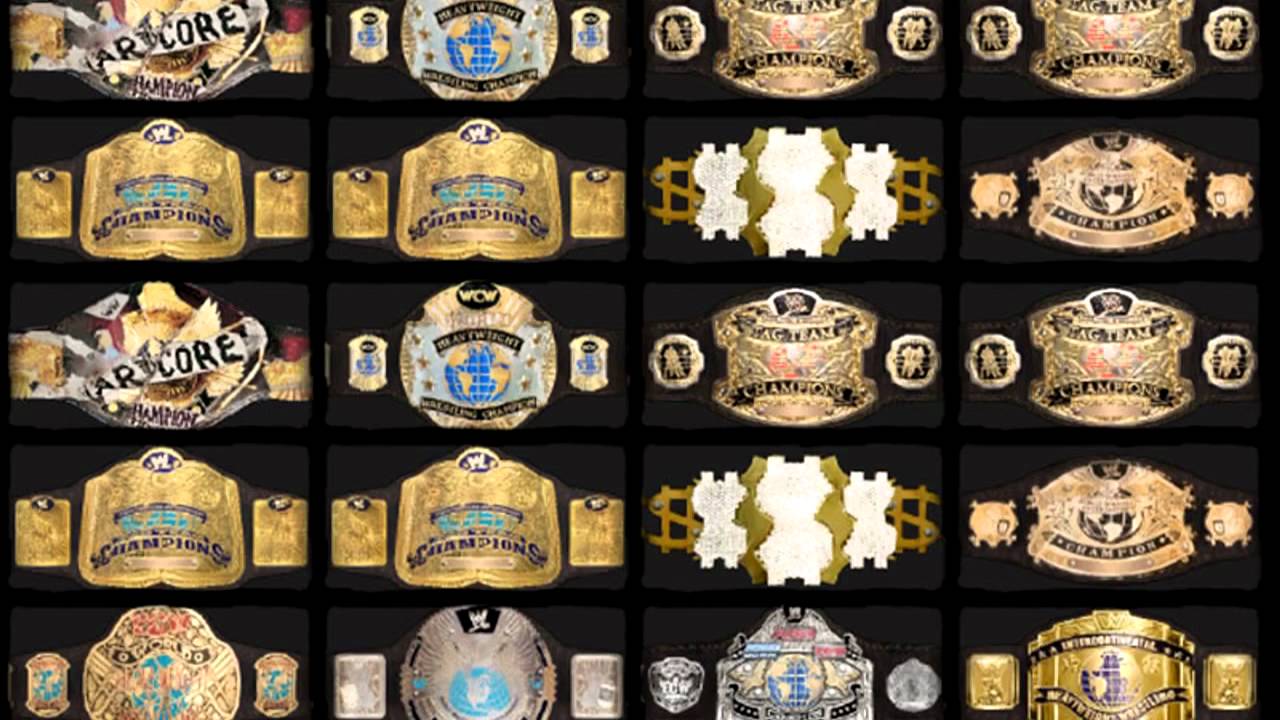 WWE 12 All Championship Title Belts including Women s And Diva s WWE 12 All Championship Title Belts including Women s And Diva s