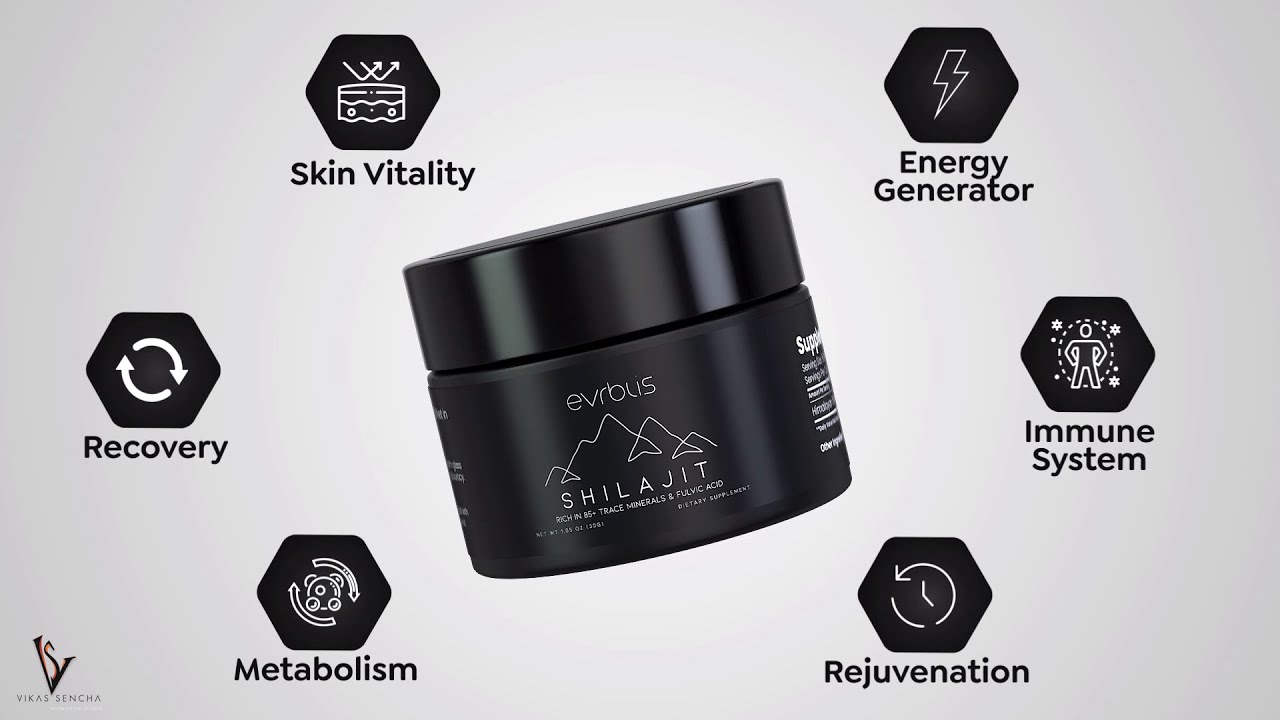 Shilajit Product Ad | Shilajit Benefits | Increase Energy And Immune ...