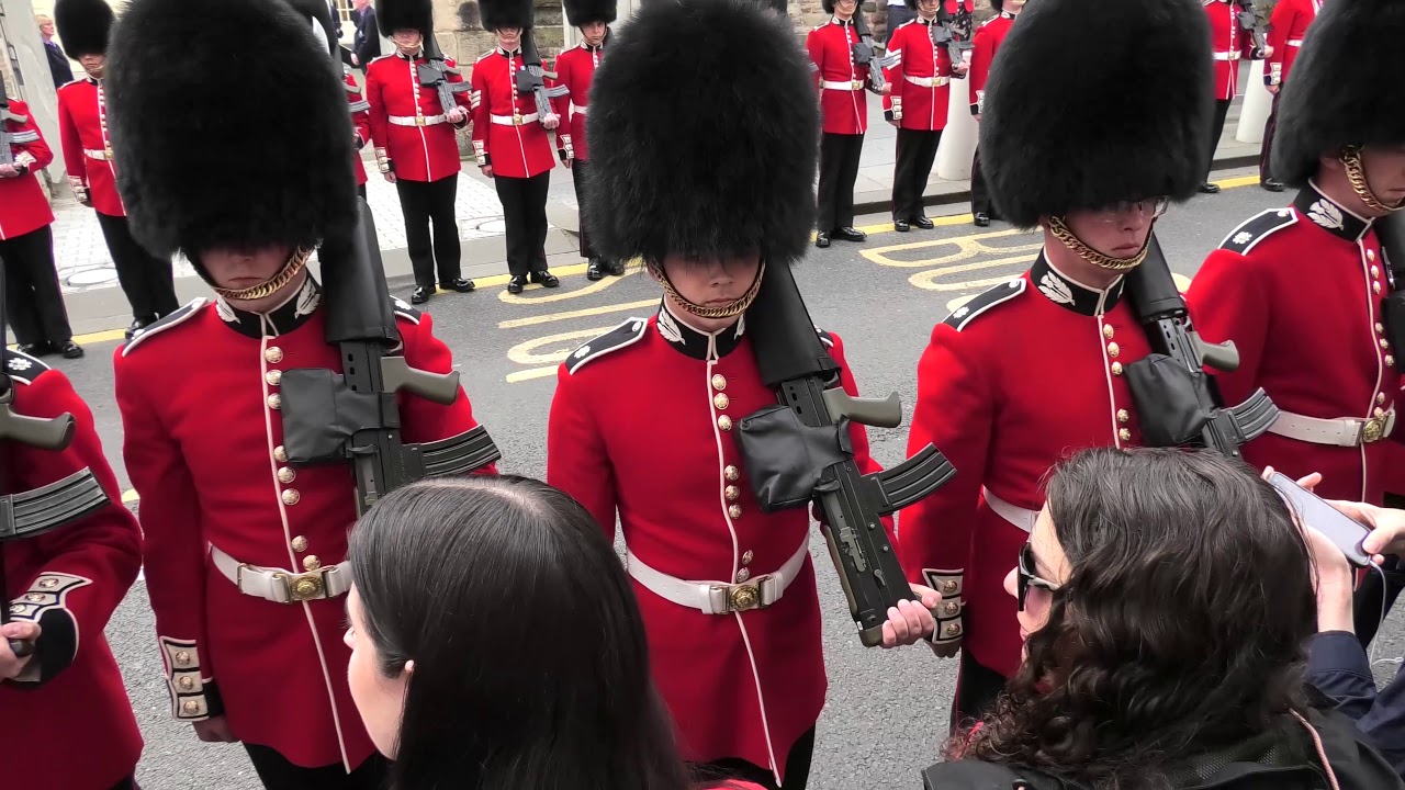 Escort to the crown (of Scotland) - Basic Drill movements at Scottish ...