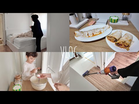 Evde Günlük Rutinler 🛋️ Temizlik , Akşam Yemeği, Ağlayan Pasta 🍰