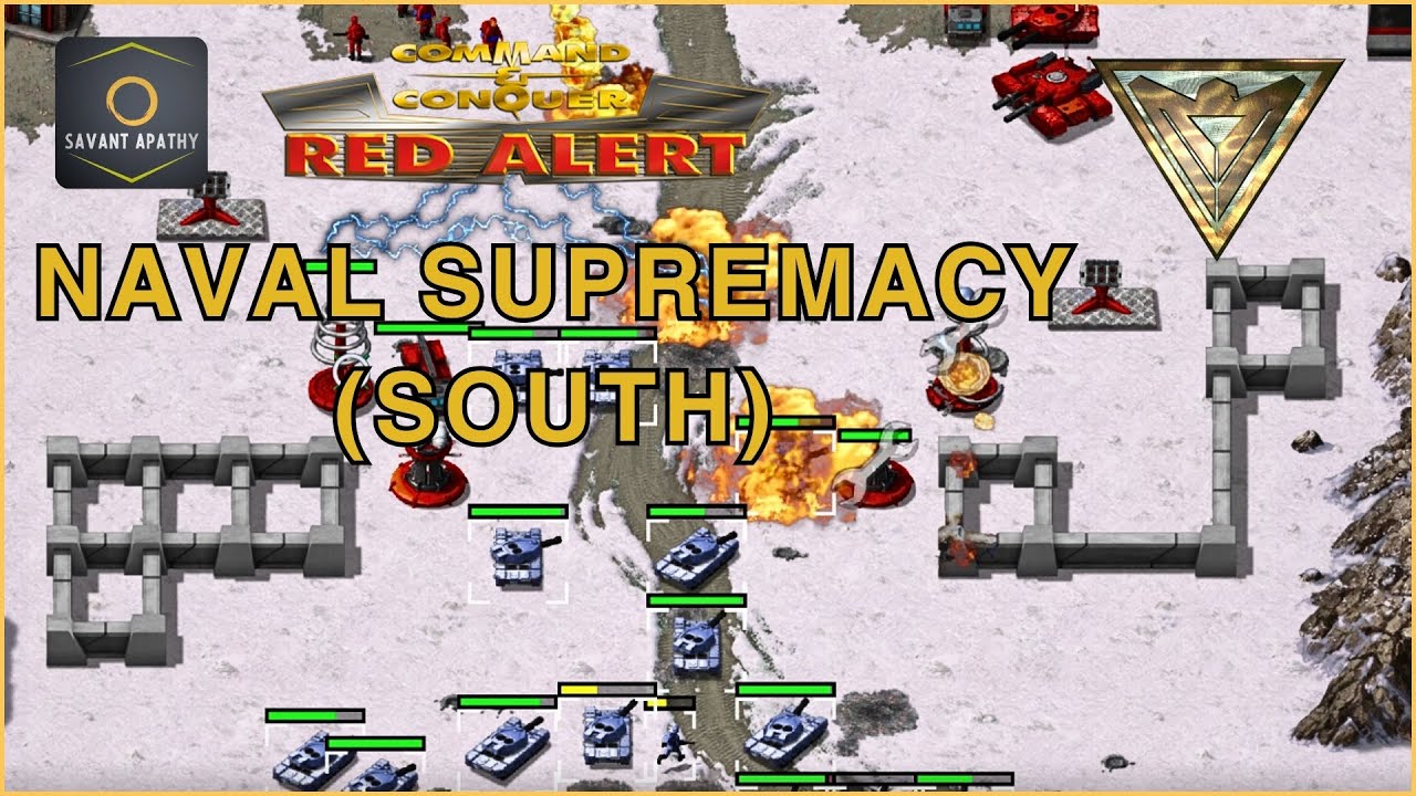 Command & Conquer - Red Alert - Allies 11B - Naval Supremacy (South ...