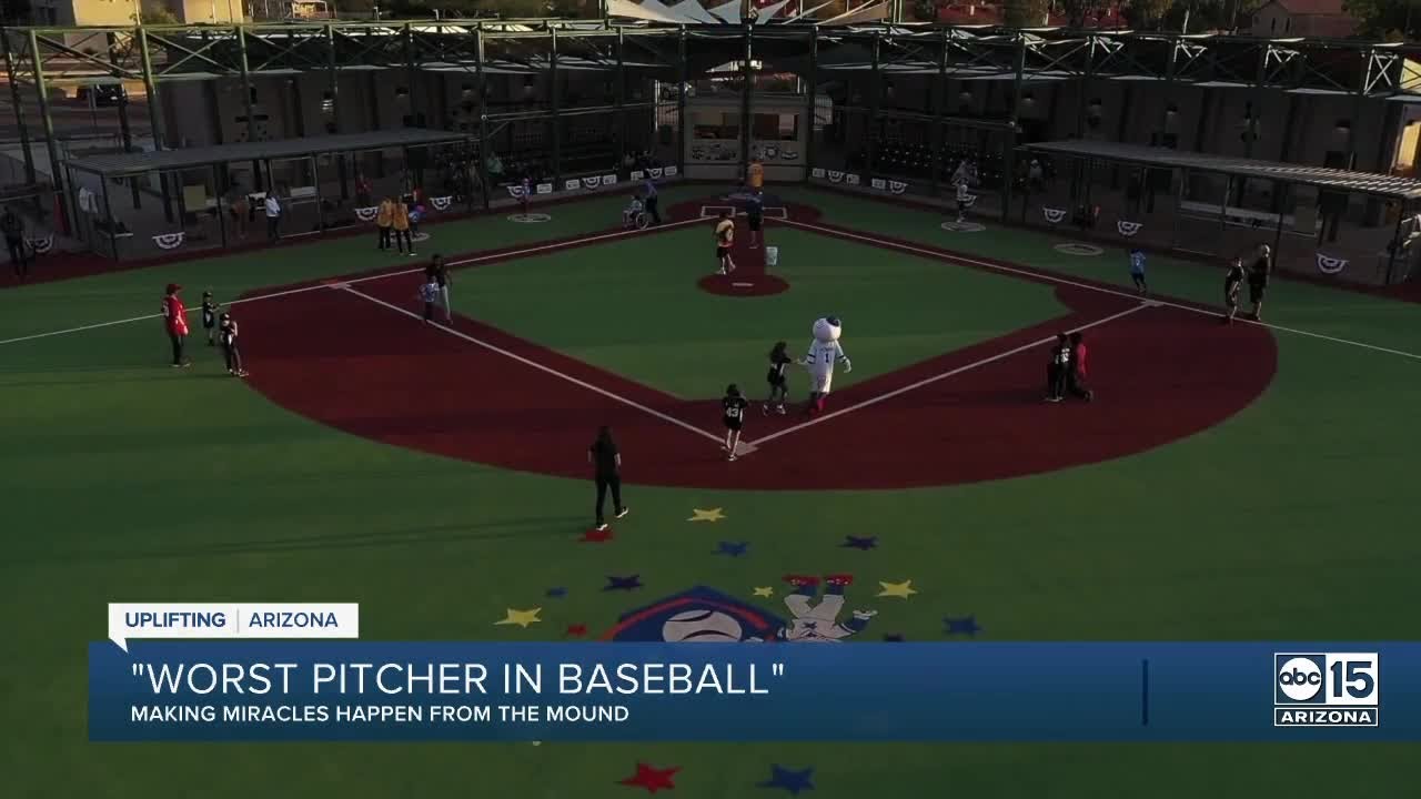 'Worst Pitcher in Baseball' making miracles happen from the mound - YouTube