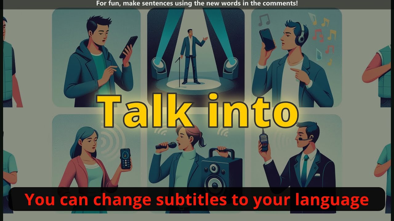 Talk into meaning with 5 examples - YouTube