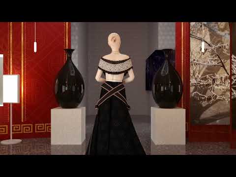 【3D Catwalk animation】- CDLSKD13033｜Jiun Yuh Lace