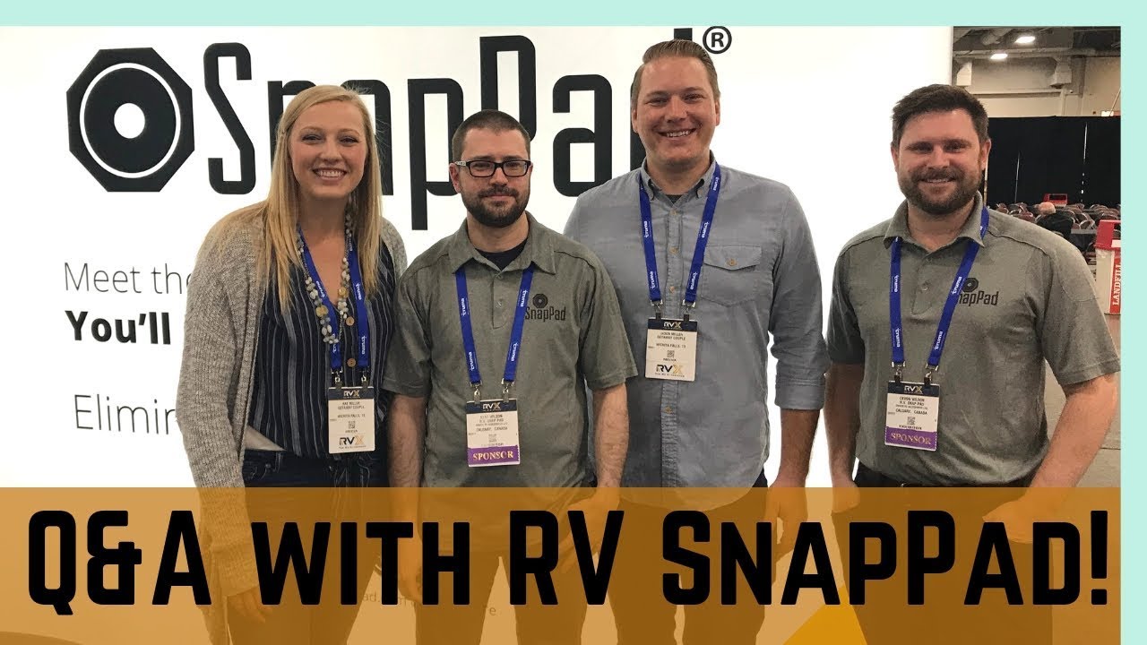 What ARE SnapPads? Q&A with RV SnapPad's COO and CMO! - YouTube