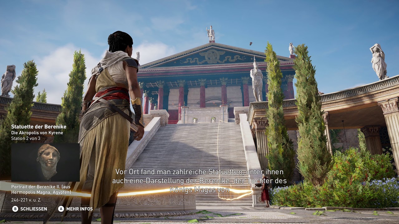 AC Origins Entdeckungstour #32 - Die Akropolis von Kyrene - YouTube
