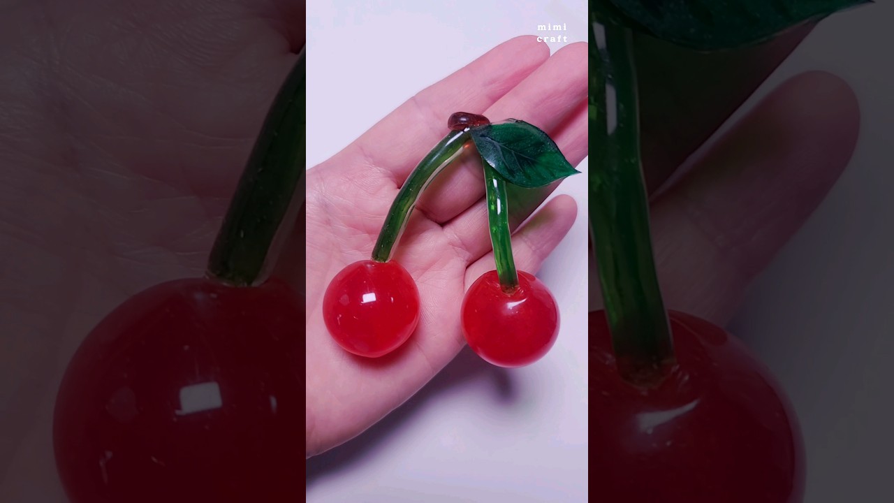🍒 체리말랑이~만들기 DIY Cherry Squishy With Nano Tape! #nanotape - YouTube