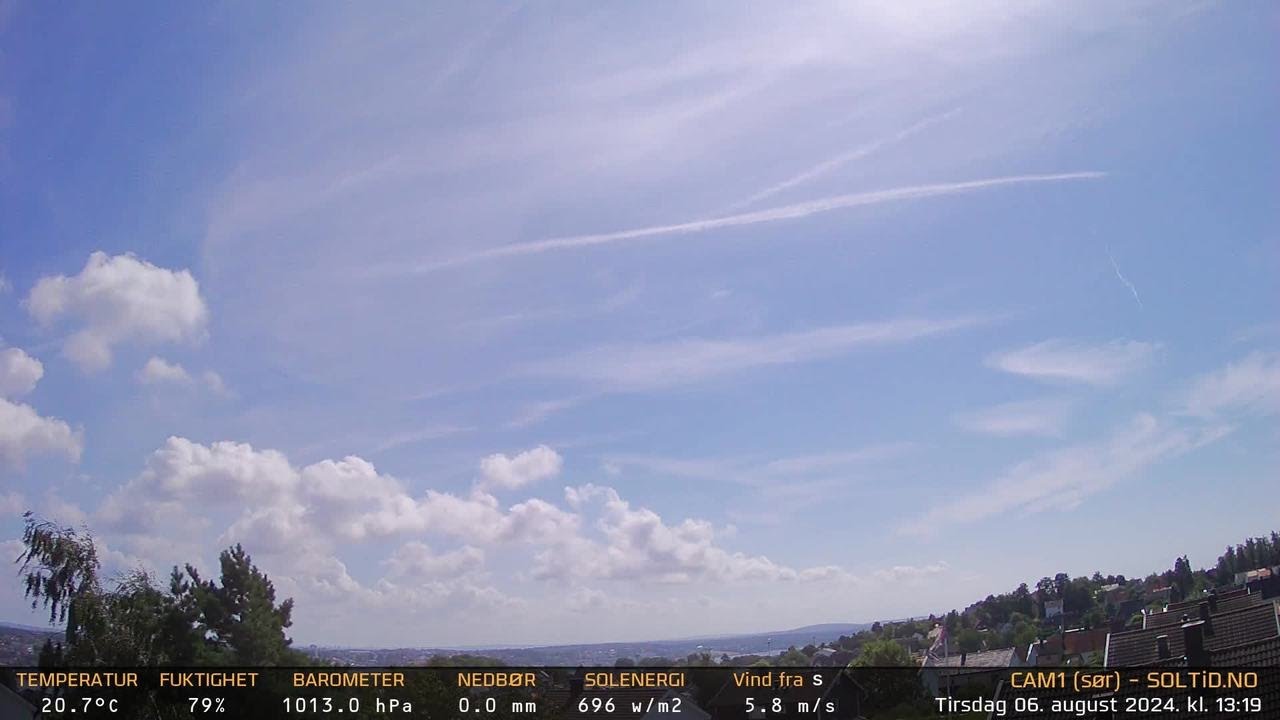 Timelapse Cam 1 - 6. august 2024 - YouTube