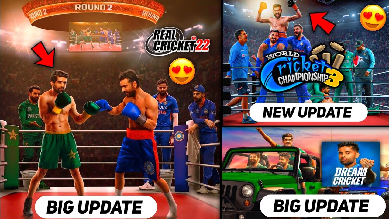 Real Cricket™22 New Update Release | Dream League Cricket 24 New Update ...