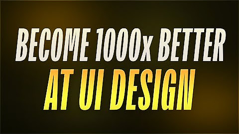 UI Design Tutorials - YouTube