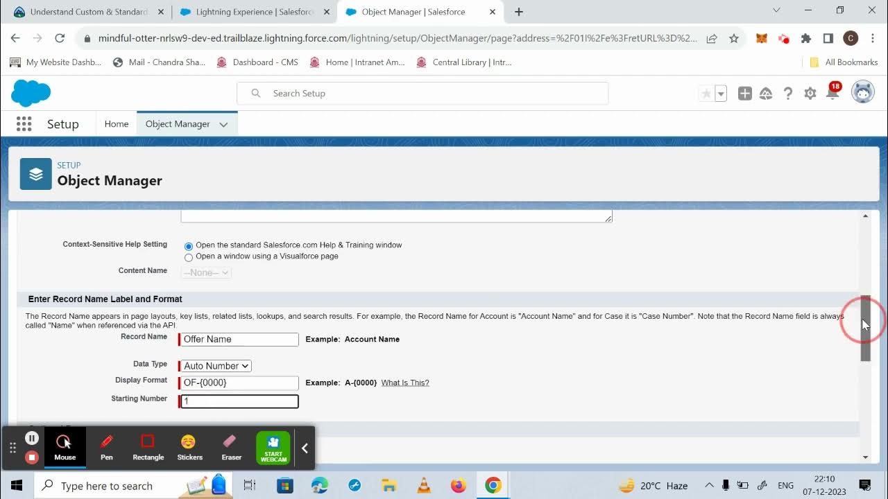 Create Custom Objects and Fields using Trailhead Playground - YouTube