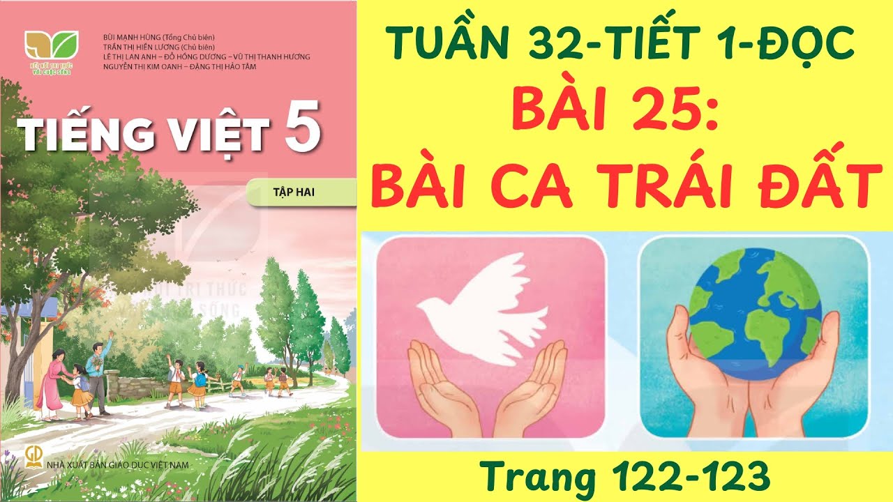 TUẦN 32 TIẾT 1: BÀI CA VỀ TRÁI ĐẤT, TV5 KNTT TẬP 2, TRANG 122-123 #baicavetraidat #tuan32 #tiet1 ...