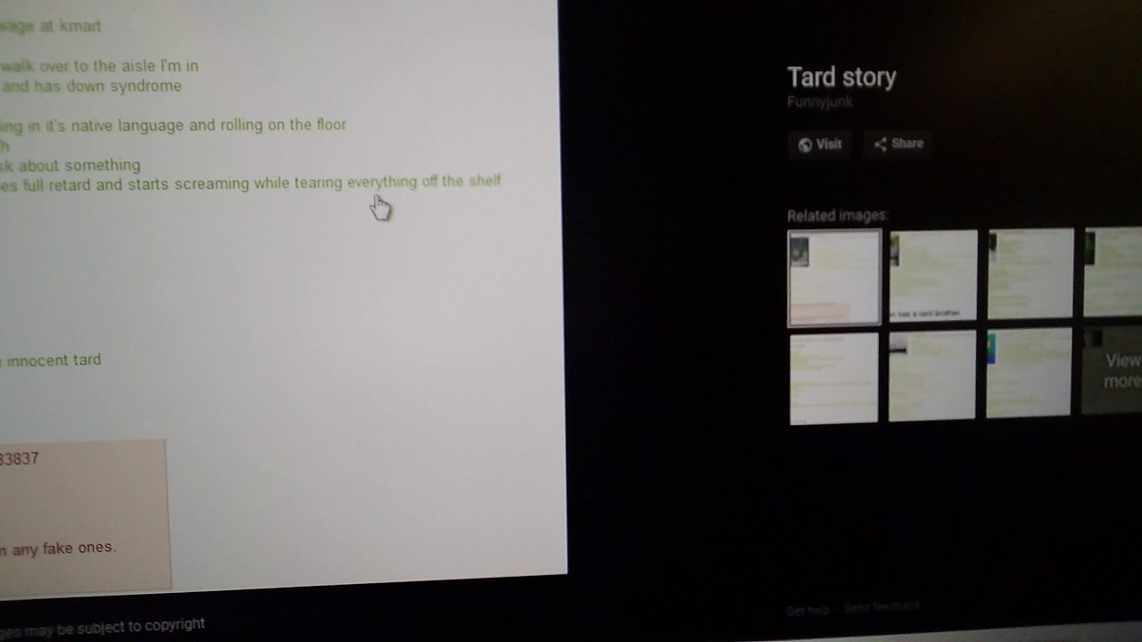 My attempt at a tard story - YouTube