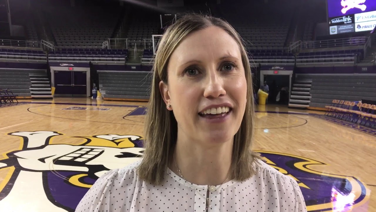 Charlotte 49ers WBB: Cara Consuegra after road win at ECU - YouTube