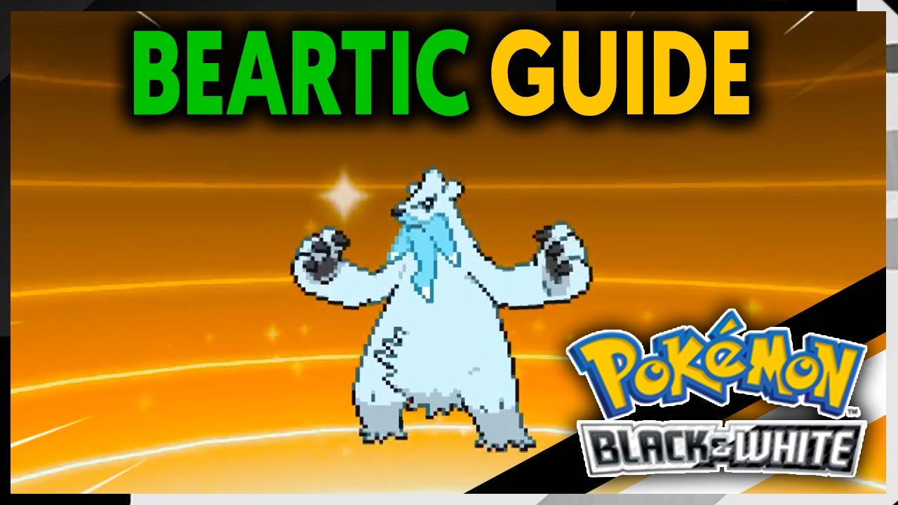 HOW TO GET BEARTIC ON POKEMON BLACK AND WHITE - YouTube