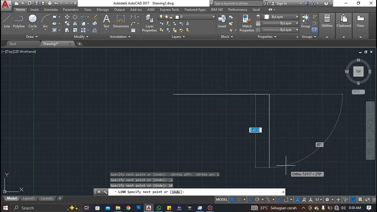 AUTOCAD TUTORIAL PART 1 | Membuat Tabel - YouTube