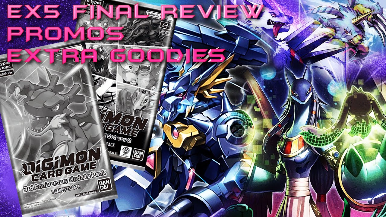 Digimon TCG | EX5 Set Review: Part 5 - Promos! Extra Goodies! - YouTube