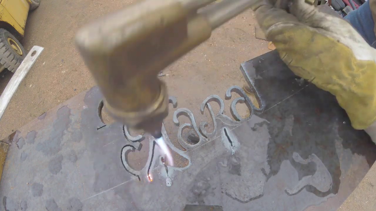 Torch Name Cut out. - YouTube