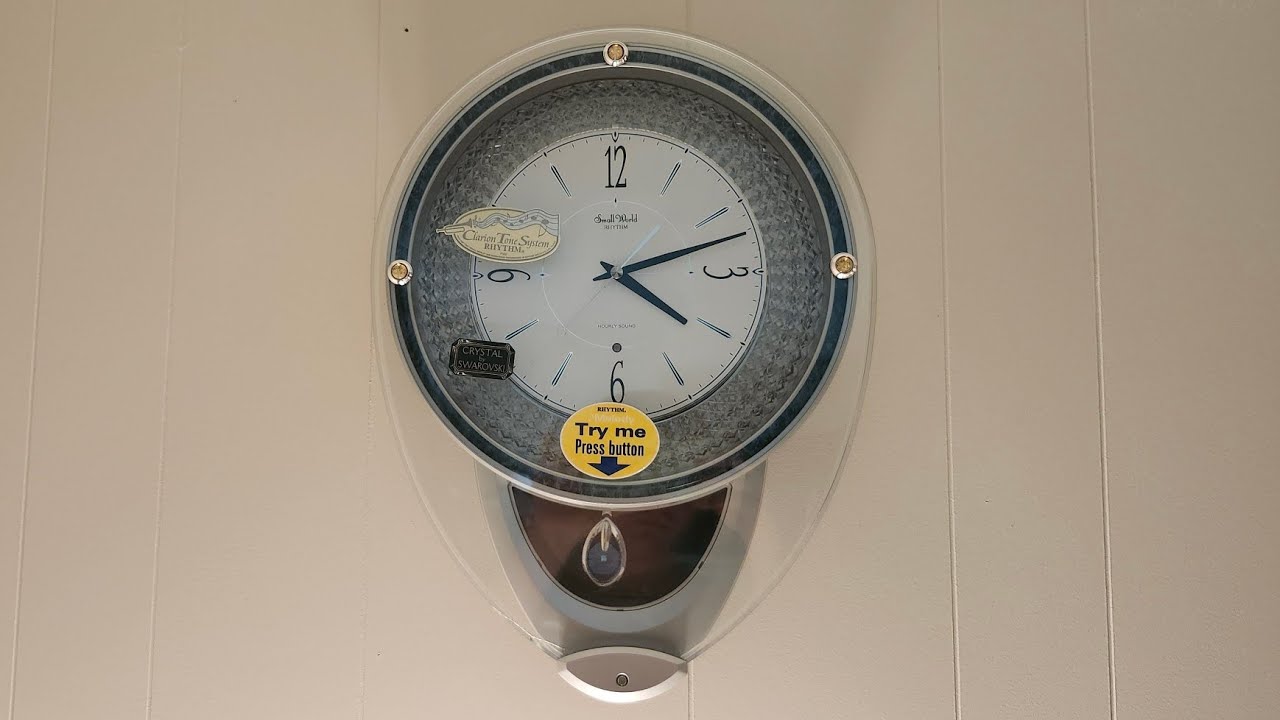 Rhythm "Rainbow Rhapsody" Musical Wall Clock (4MJ864WR19) - YouTube
