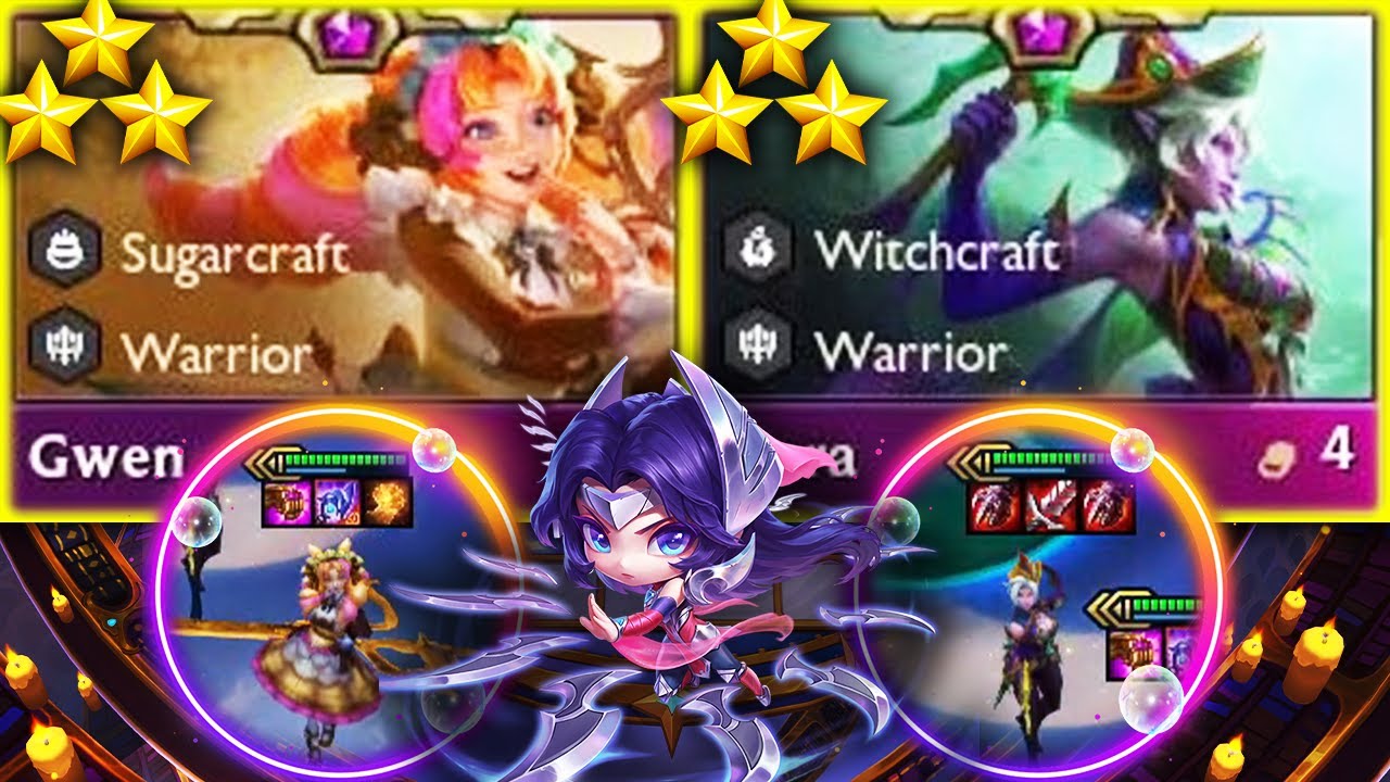 3 LEVEL ''GWEN'' + 3 LEVEL ''FİORA'' CARRY !!!!!! | SET 12 TFT - YouTube