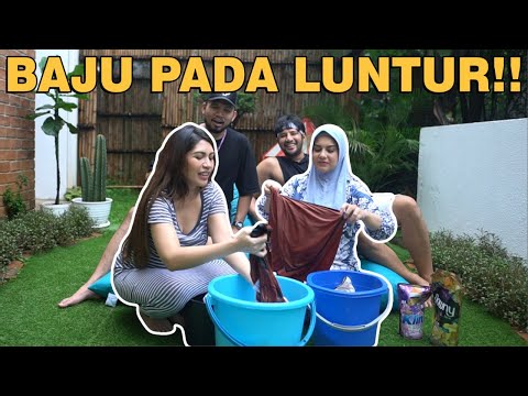 BUMIL BATTLE NYUCI BAJU ALA TRADISIONAL PAKE DASTER!! @closed12345-b