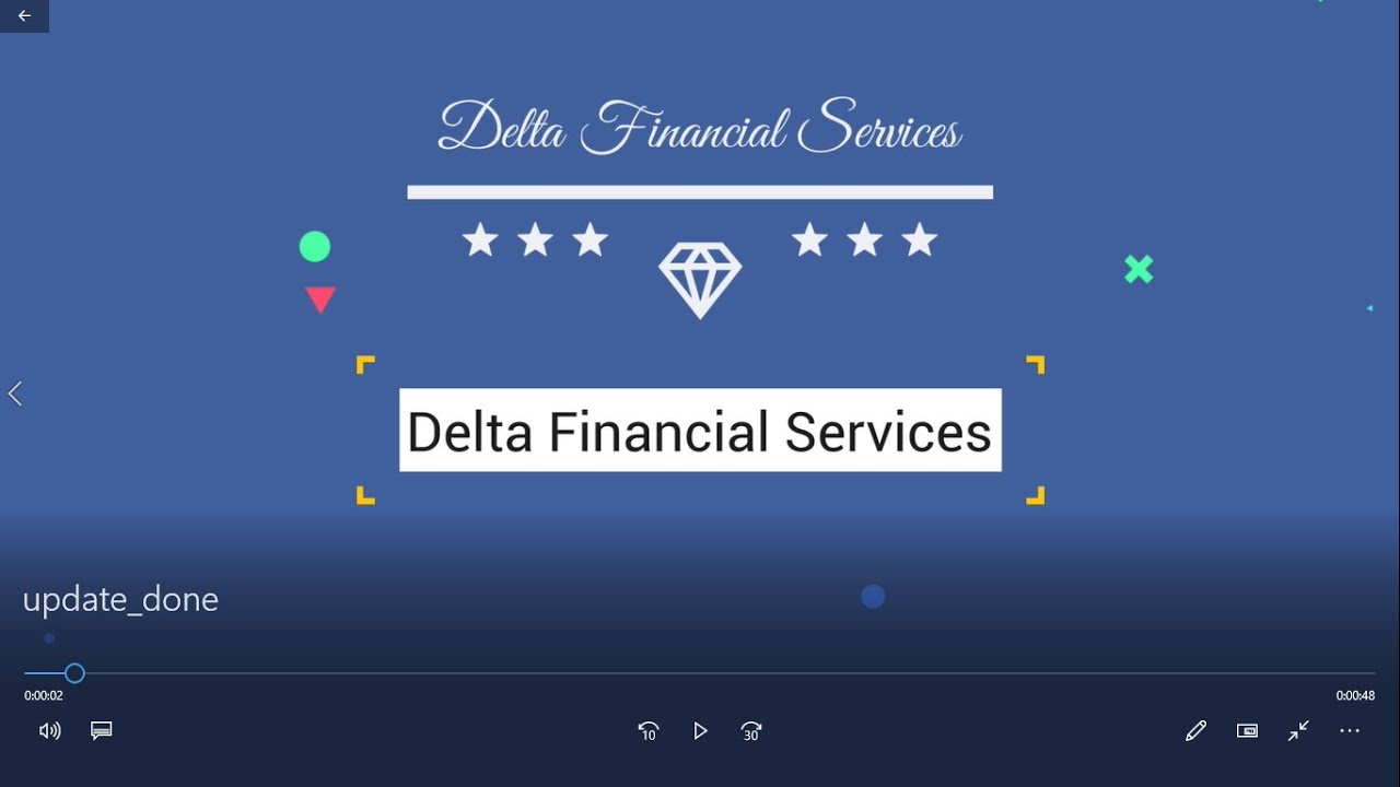 Delta financial services business introduction (English version) - YouTube