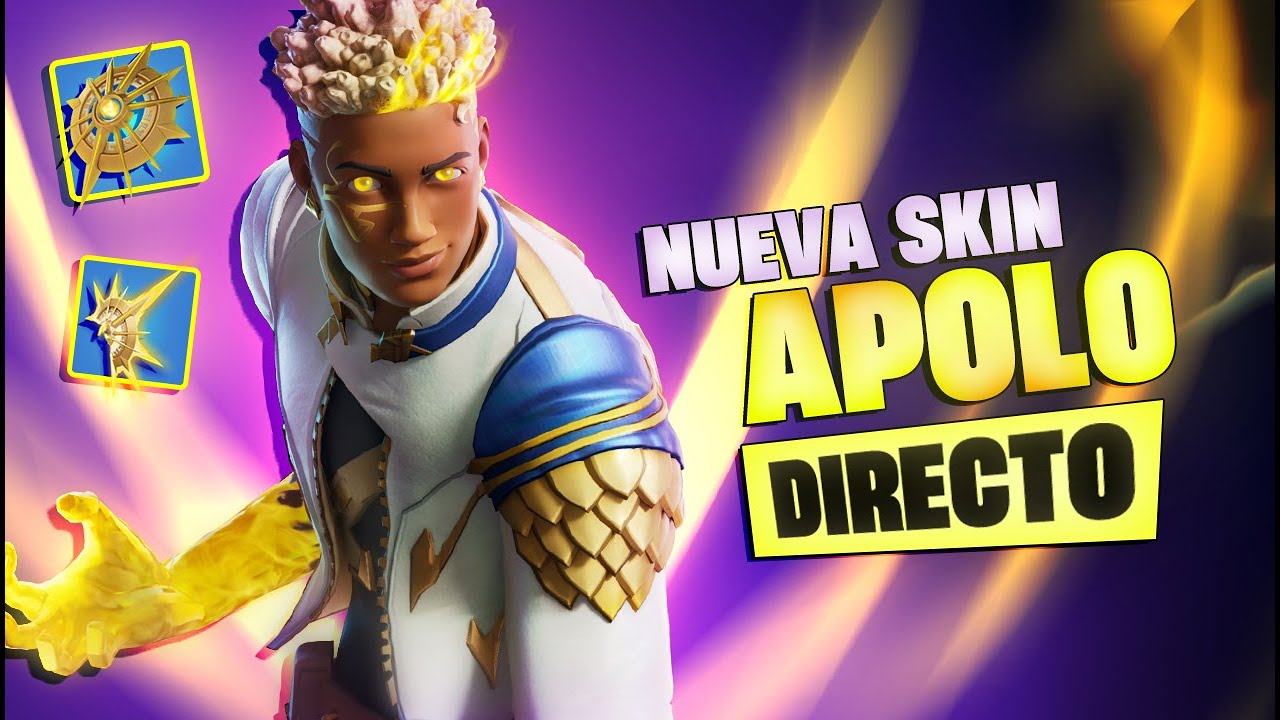 HE VUELTO! NUEVA SKIN de "APOLO" con SUBS en DIRECTO | Fortnite ...
