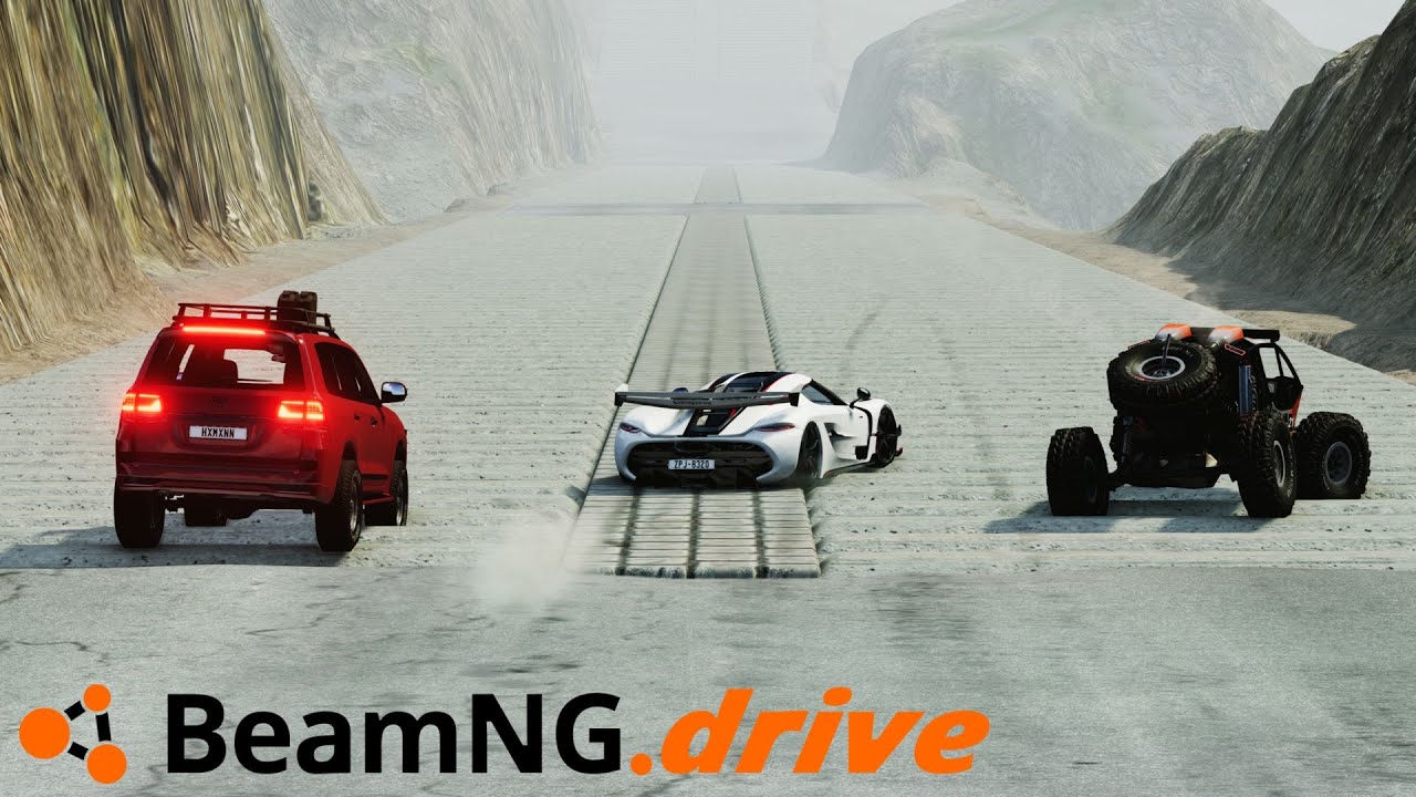 Testing Cars in High Speed Extreme Bump | Beamng Drive - YouTube