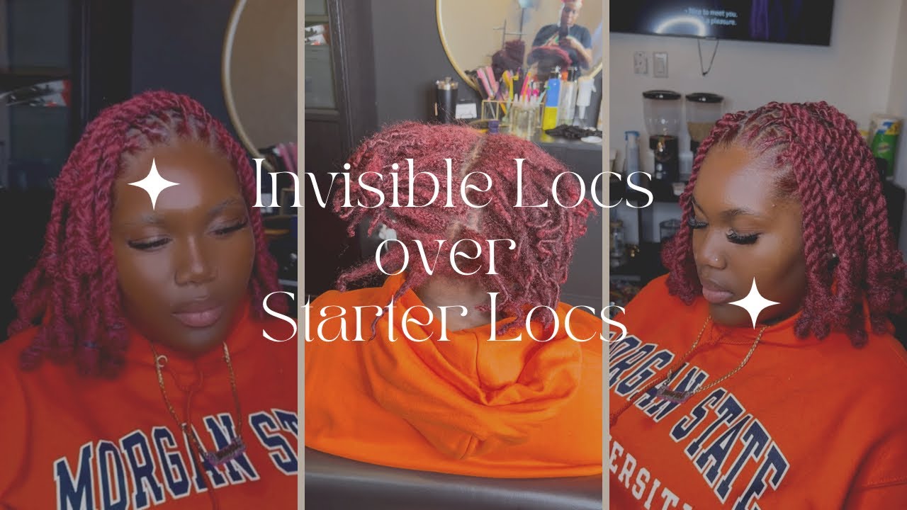 INVISIBLE LOCS OVER STARTER LOCS | BEGINNERS FRIENDLY | J Stylingz ...