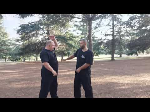 Latosa escrima Italy chapter lezione al parco