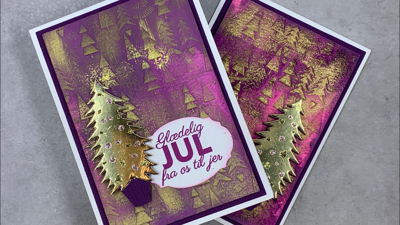 Julen 2023 - Julekort i utraditionelle farver - YouTube