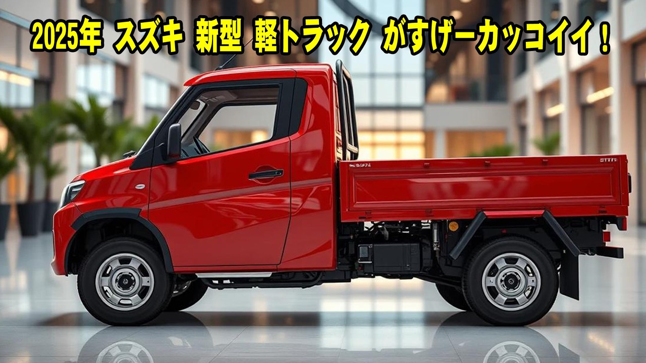 2025年 スズキ 新型 軽トラック がすげーカッコイイ！新型キャリイを超えるエンジン性能、軽トラック市場を揺るがす！ - YouTube