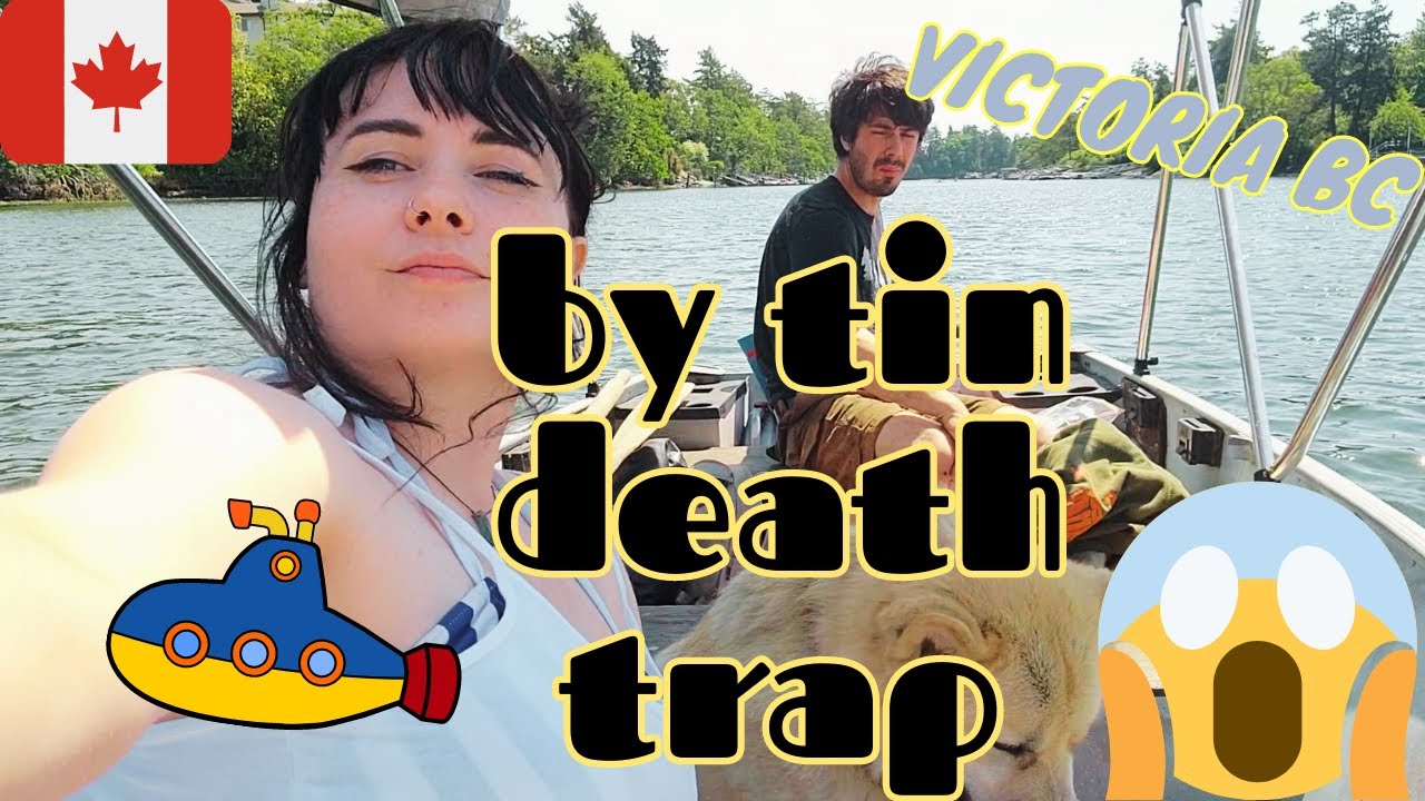 We take our small tin boat in the Pacific Ocean-again to Victoria, B.C ...