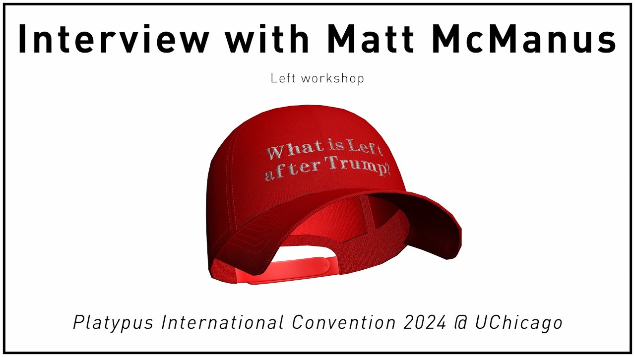 Interview with Matt McManus (4/5/2024 workshop) - YouTube