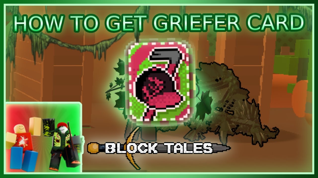 [Roblox] Block Tales How To Get Griefer Card & True Panacea Badge🦯🌿 ...