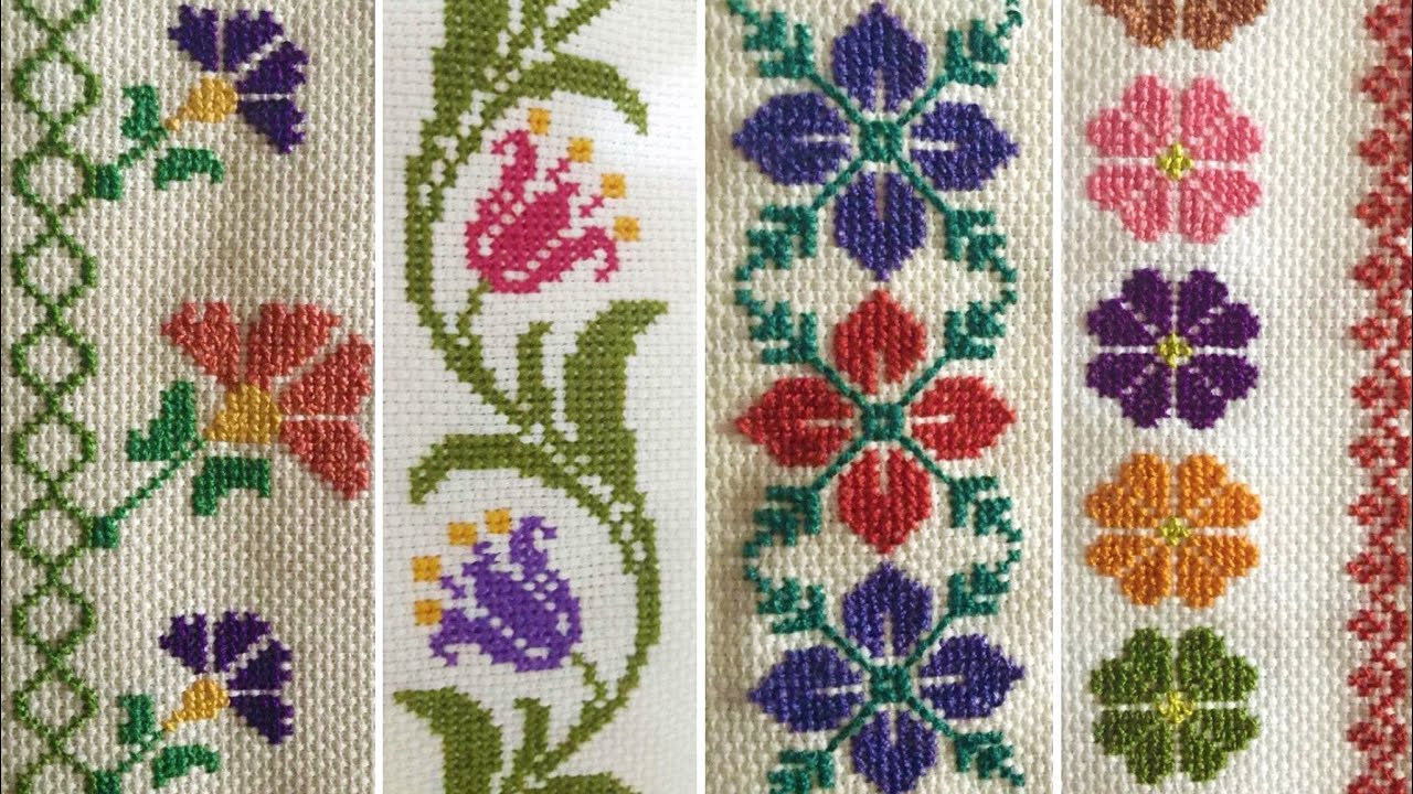 fascinante. Preciosos modelos de punto de cruz 🤩 - YouTube