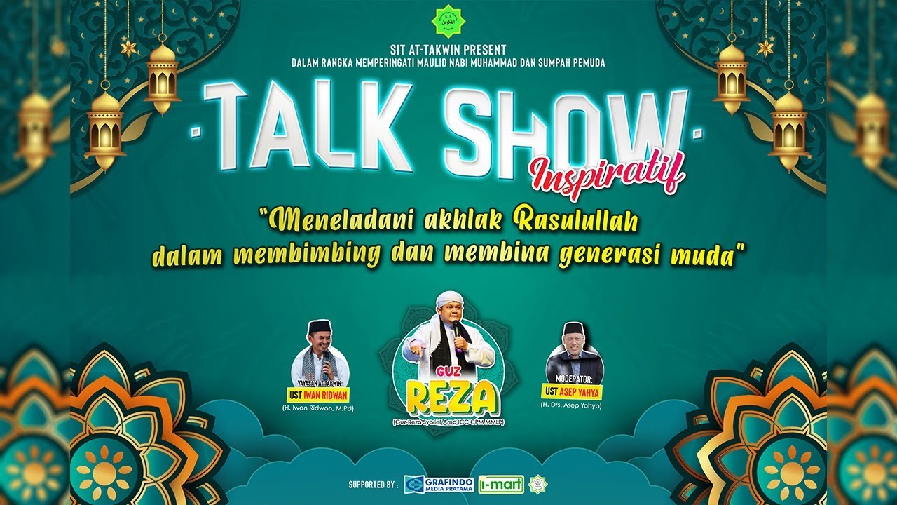 TALK SHOW Inspiratif bersama Sekolah Islam Terpadu AT-TAKWIN - YouTube