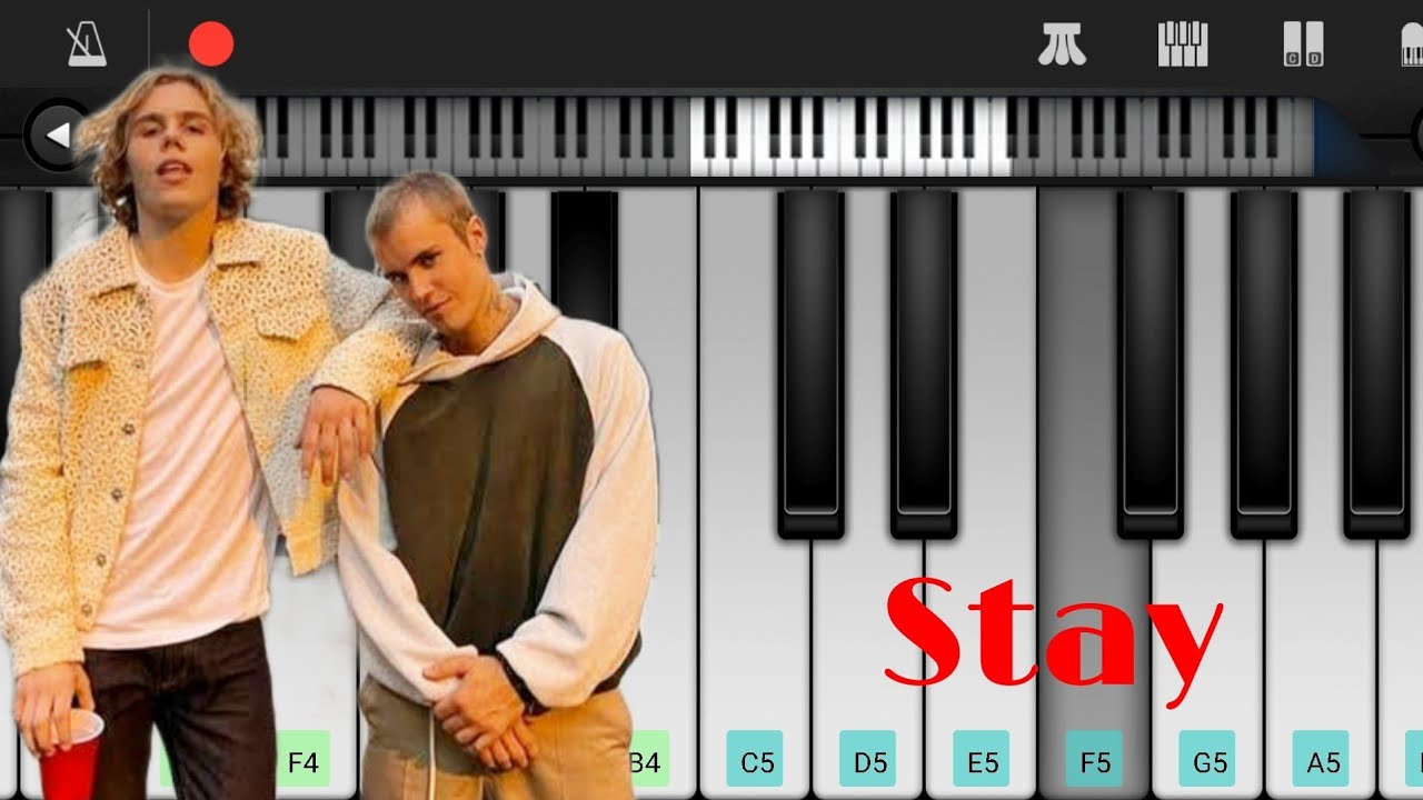 Justin Bieber - Stay | Easy Piano Tutorial | Perfect Piano - YouTube