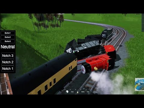 THOMAS AND FRIENDS Crashes James hits Henry The Cool Beans Railway ...