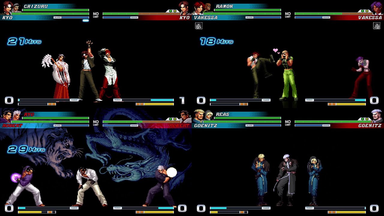 King of Fighters Wing 2020 All Desperation Moves - YouTube