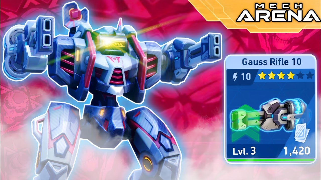 Orion With Gauss Rifle 10 🤩🔥 | Mech Arena Impossible Challenge - Mech ...