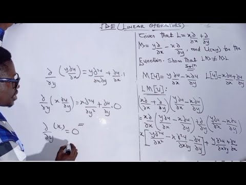 PDE Lesson # 7 Linear Operators with variable coefficient - YouTube