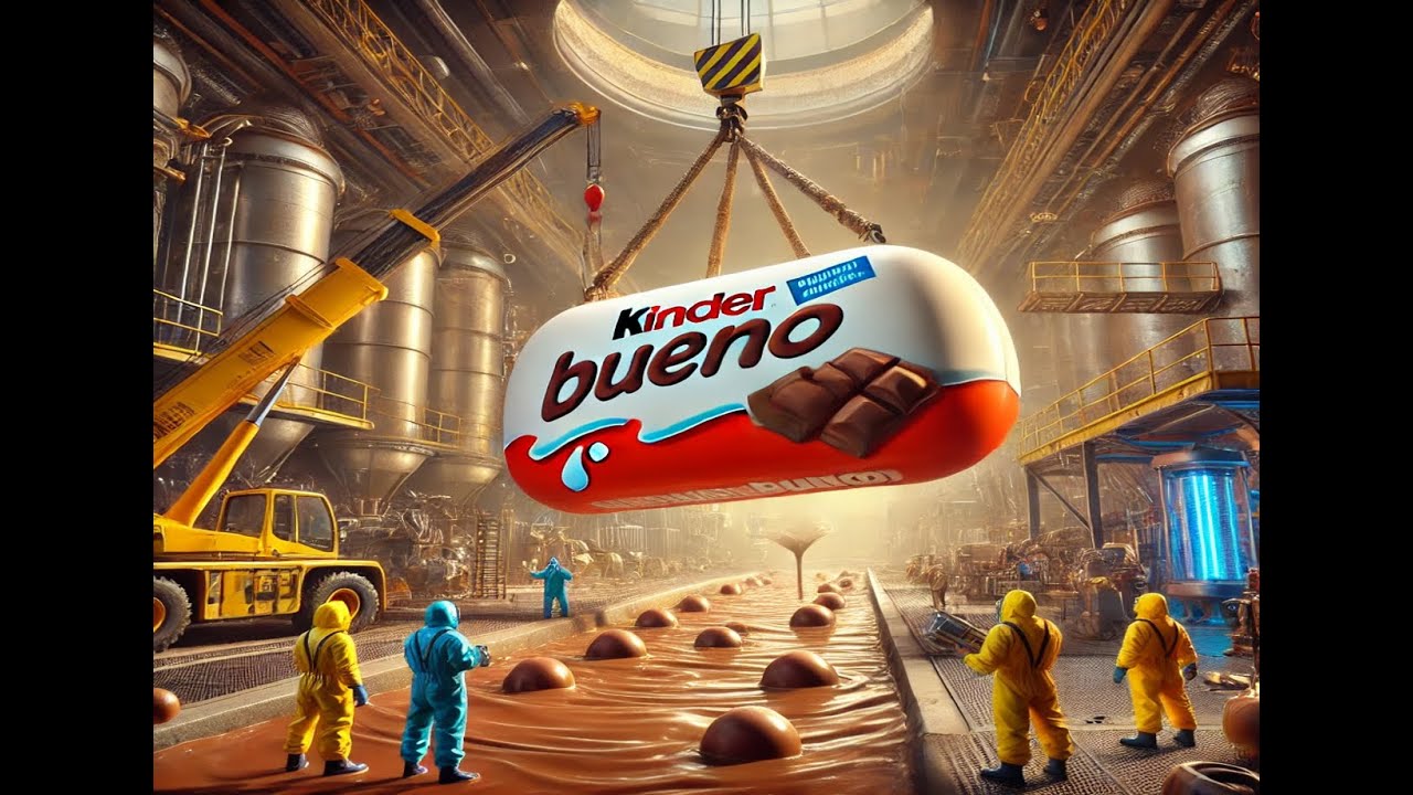 How Kinder Bueno Is Really Made 🍫 | Inside Ferrero’s Chocolate Factory ...