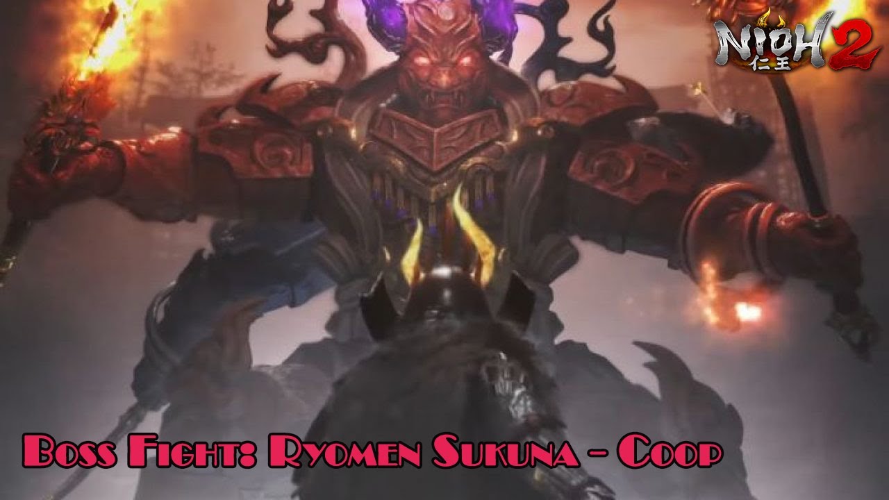 Nioh 2 Ryomen Sukuna Boss Fight Swordtonfa Youtube Steam Community