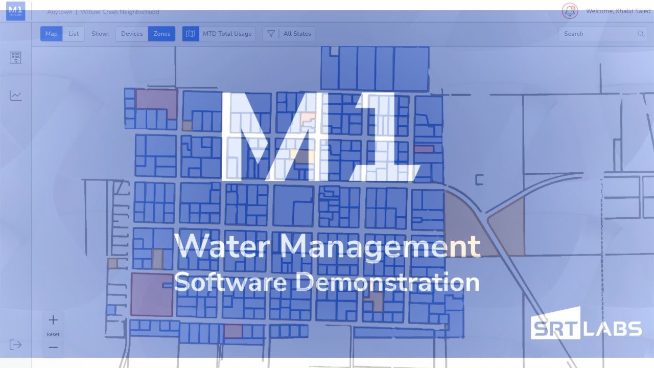 SRT Labs M1 Platform Demo - Water Management Solutions - YouTube