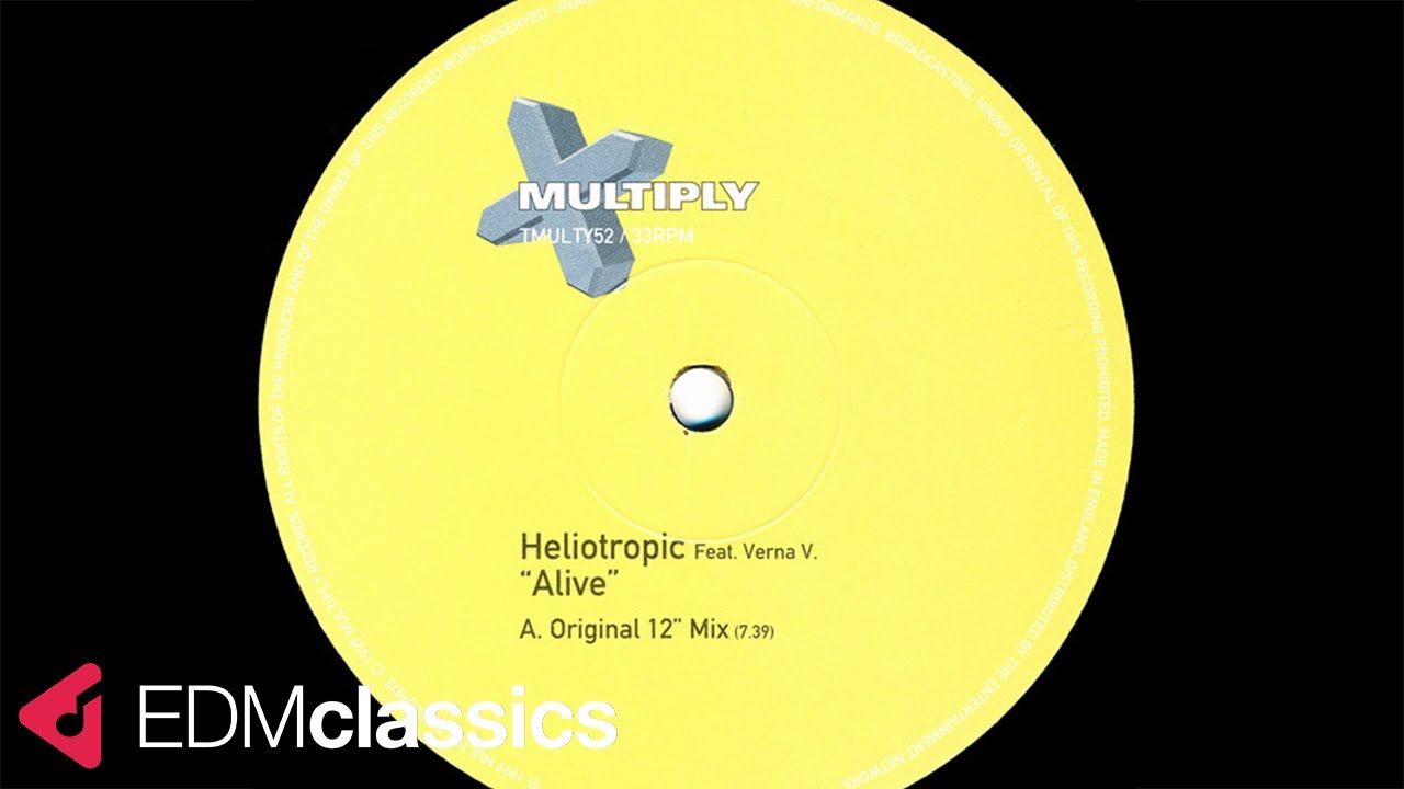 Heliotropic Feat. Verna V - Alive (Original 12'' Mix) (1999) - YouTube