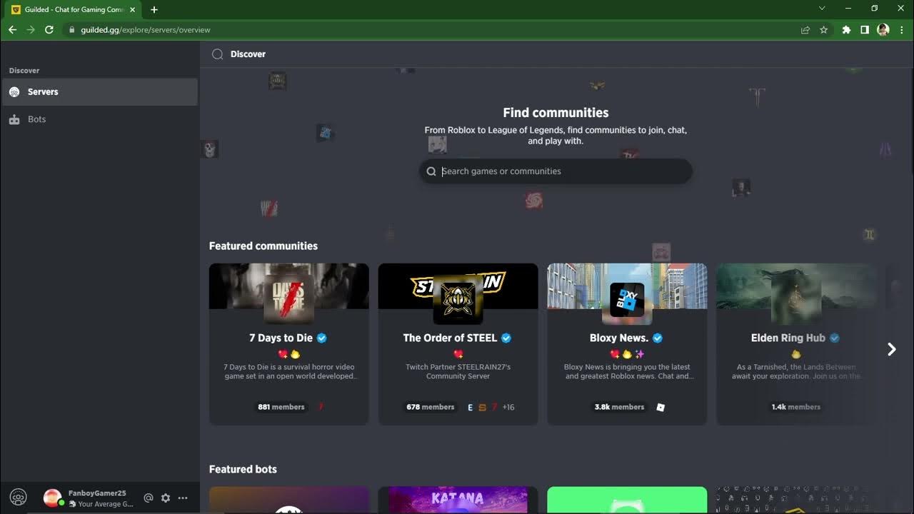 Tutorial on how to join my Guilded Server - YouTube