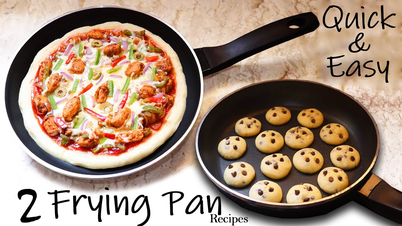 Easy 10 Minute Frying Pan Recipes! NO Oven! Pizza in Fry Pan | Cookies ...